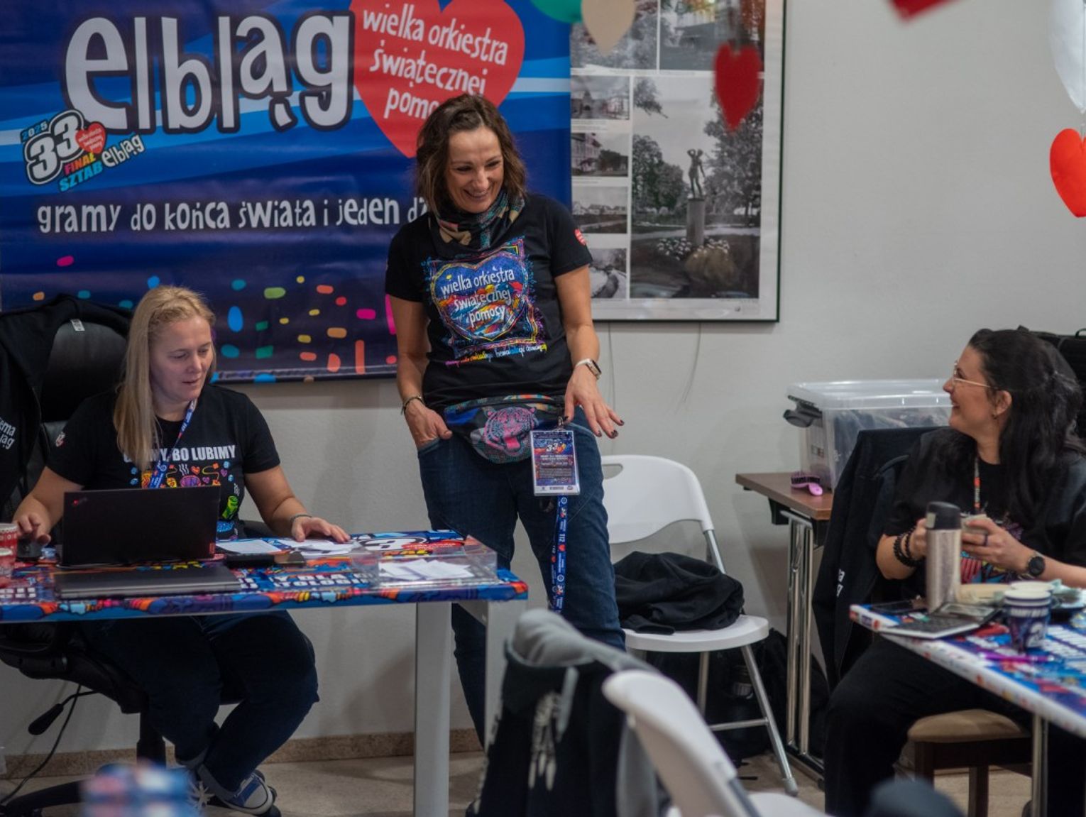 Tu bije serce elbląskiego WOŚP-u. Sztab nie zwalnia, a Elbląg idzie na rekord